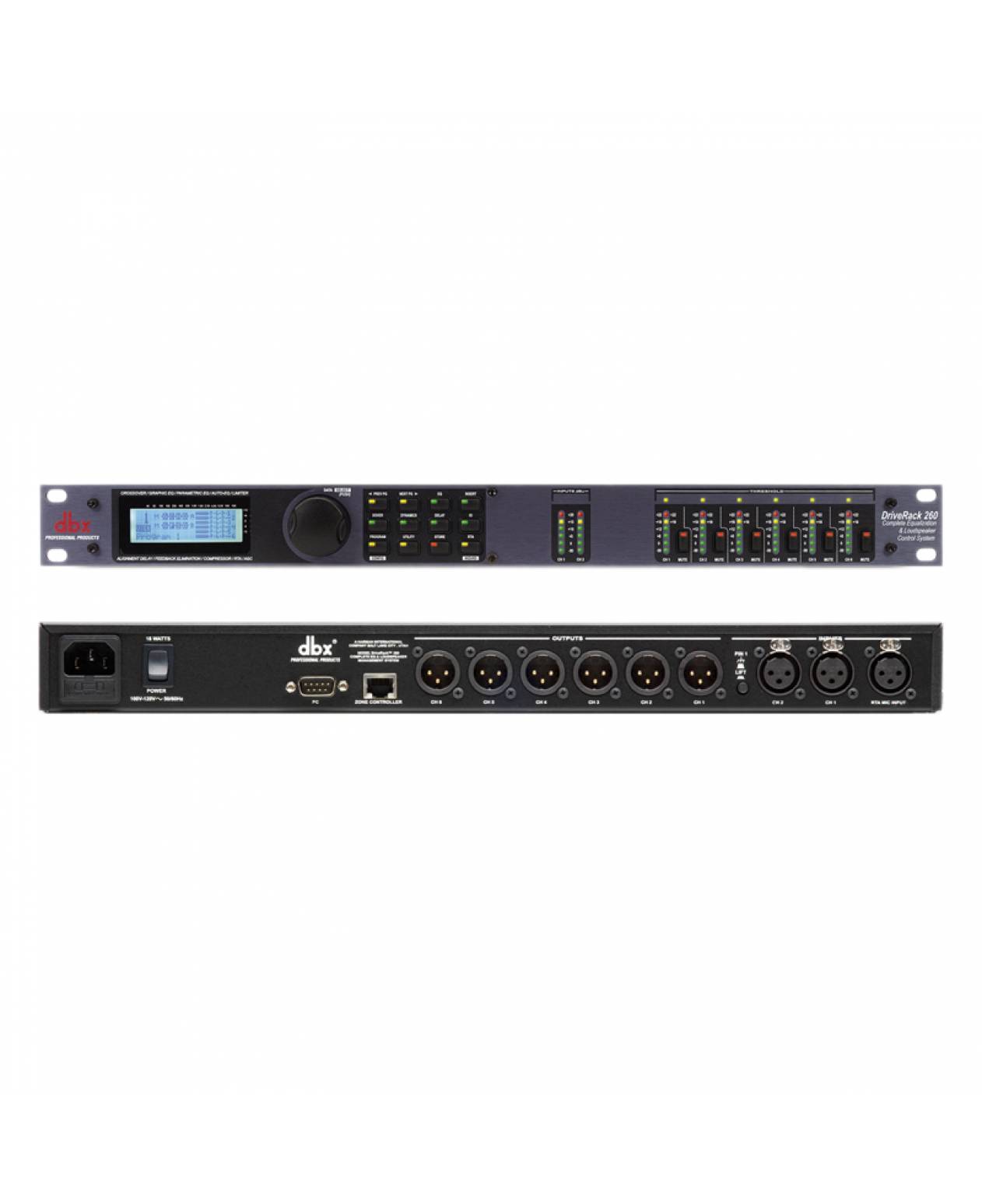 dbx DriveRack 260 2x6 Loudspeaker Management Processor - Wailian Electronics Pte Ltd